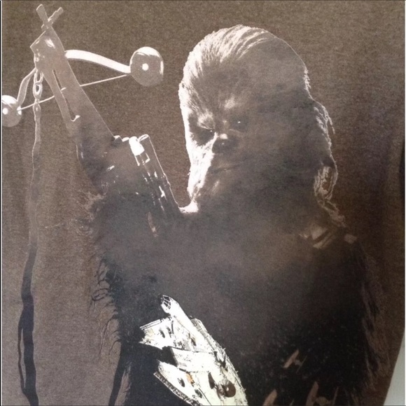 Disney | Shirts | Disney Star Wars Chewbacca Crossbow Graphic Tshirt ...